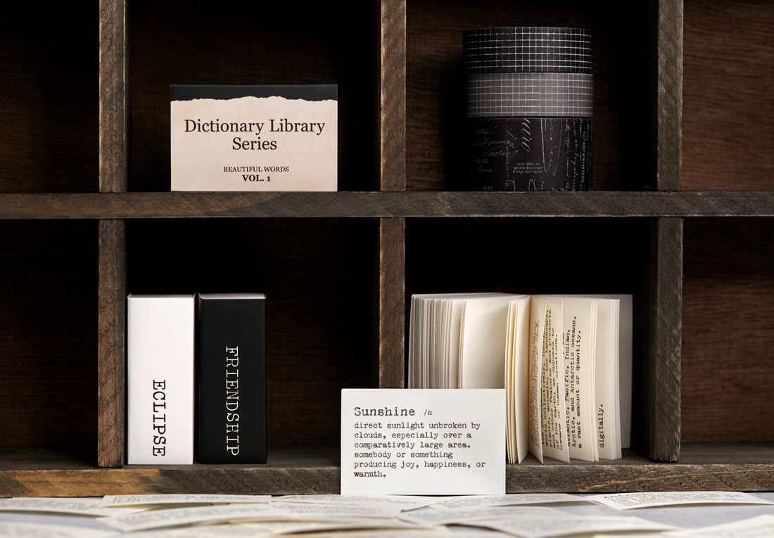 The Dictionary Library Series – Wintertime Crafts
