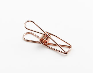 Rose Gold Fishtail Paper Clip – Wintertime Crafts