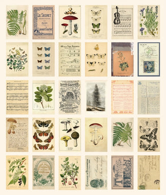 Vintage Nature Postcards by MO•Card – Wintertime Crafts